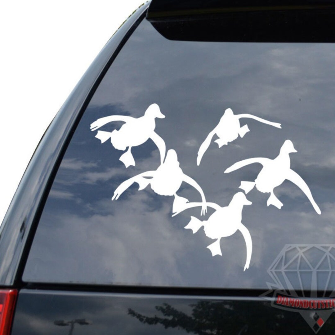 Flying Ducks Hunting Bird Sportsman Shotgun Sticker Decal for Car Truck ...