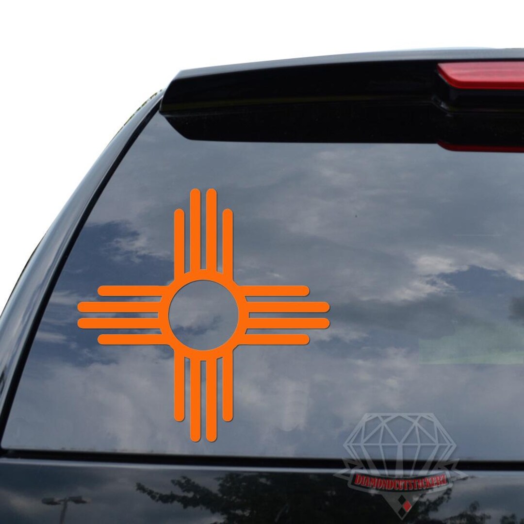 Zia Native Indian Sun Arizona Sticker Decal for Car Truck Motorcycle ...