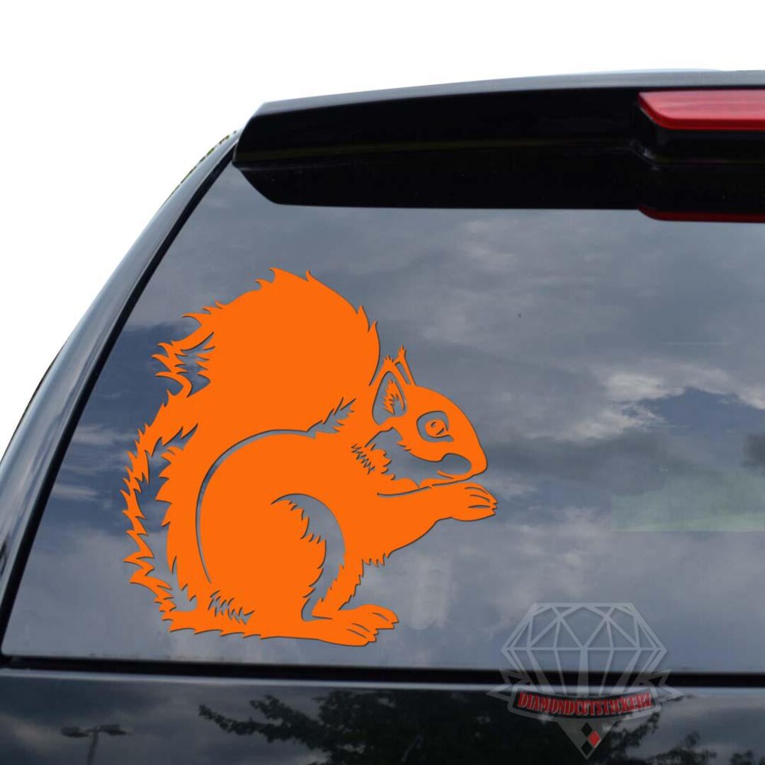 Squirrel Nut Acorn Animal Wildlife Sticker Decal for Car Truck ...