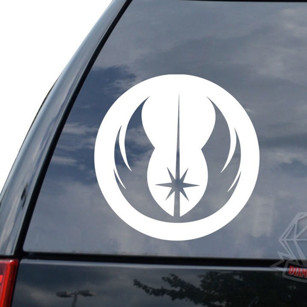 Jedi Order Insigna Emblem Sticker Decal for Car Truck Motorcycle Window ...