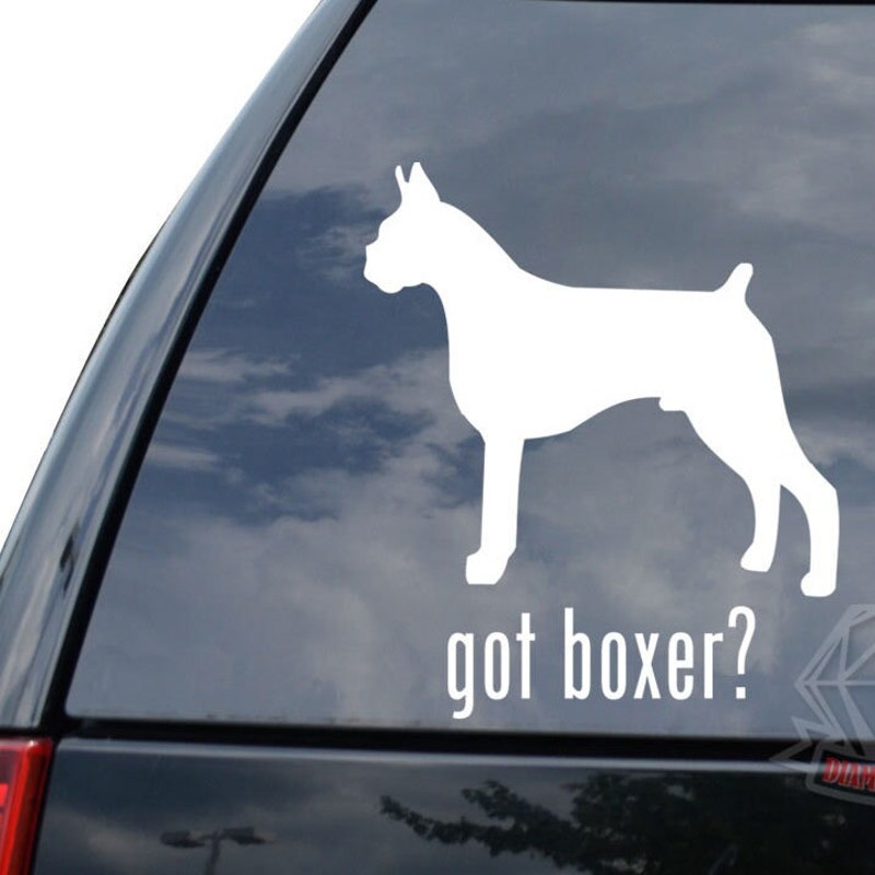 Boxer Dog Decal - Etsy