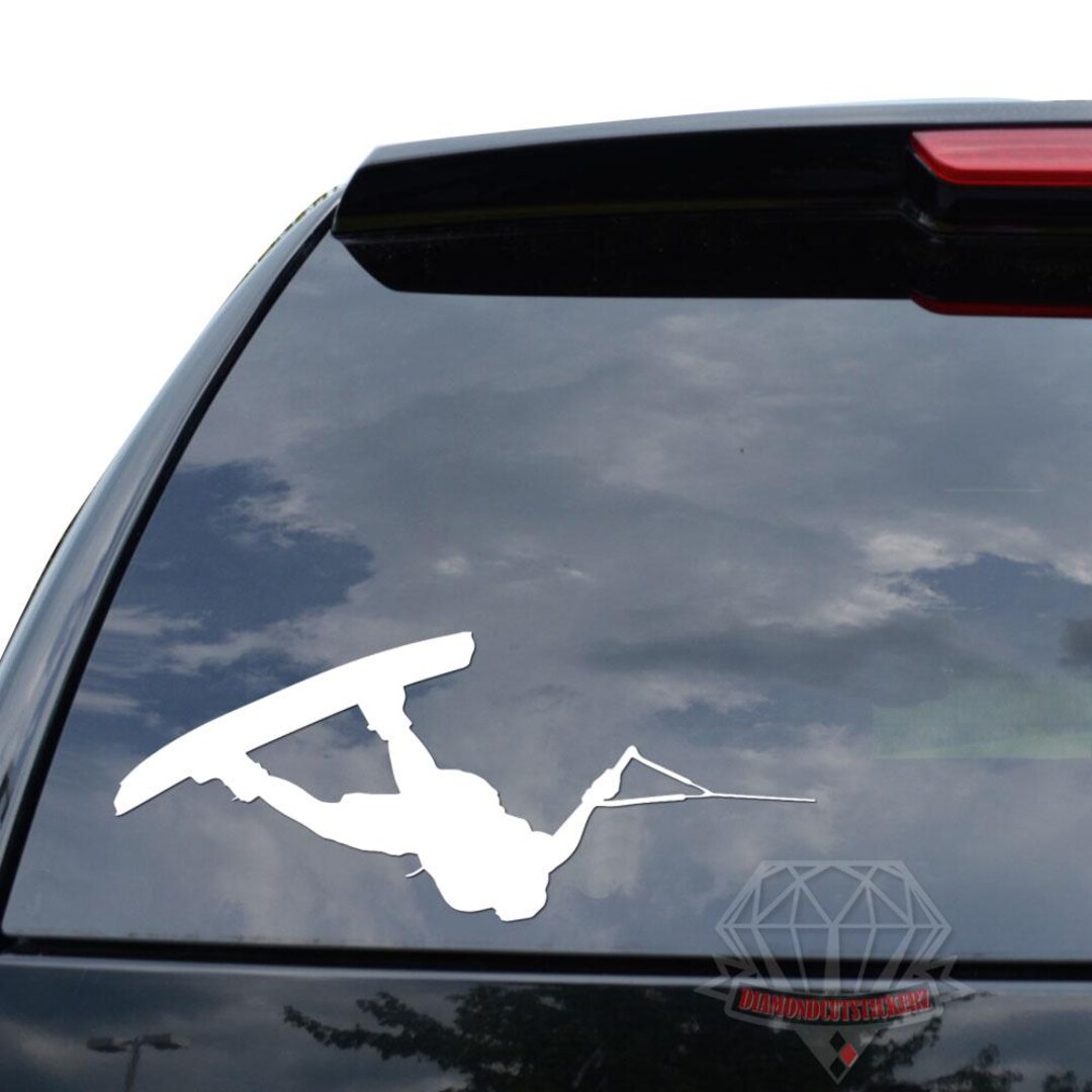 Wakeboarder Wakeboarding Wakeboard Water Sport Sticker Decal for Car ...