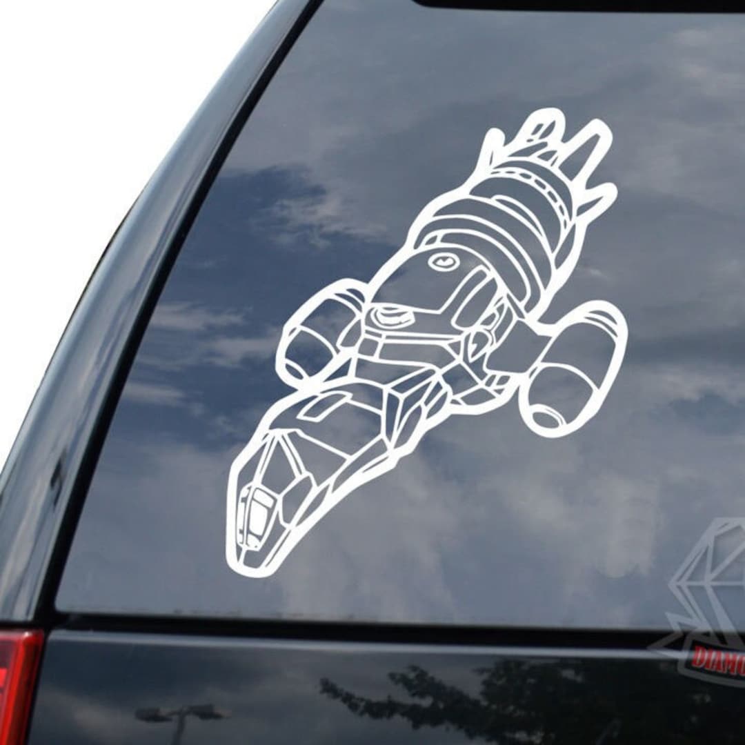 Serenity Firefly Spaceship Pilot Sticker Decal for Car Truck Motorcycle ...