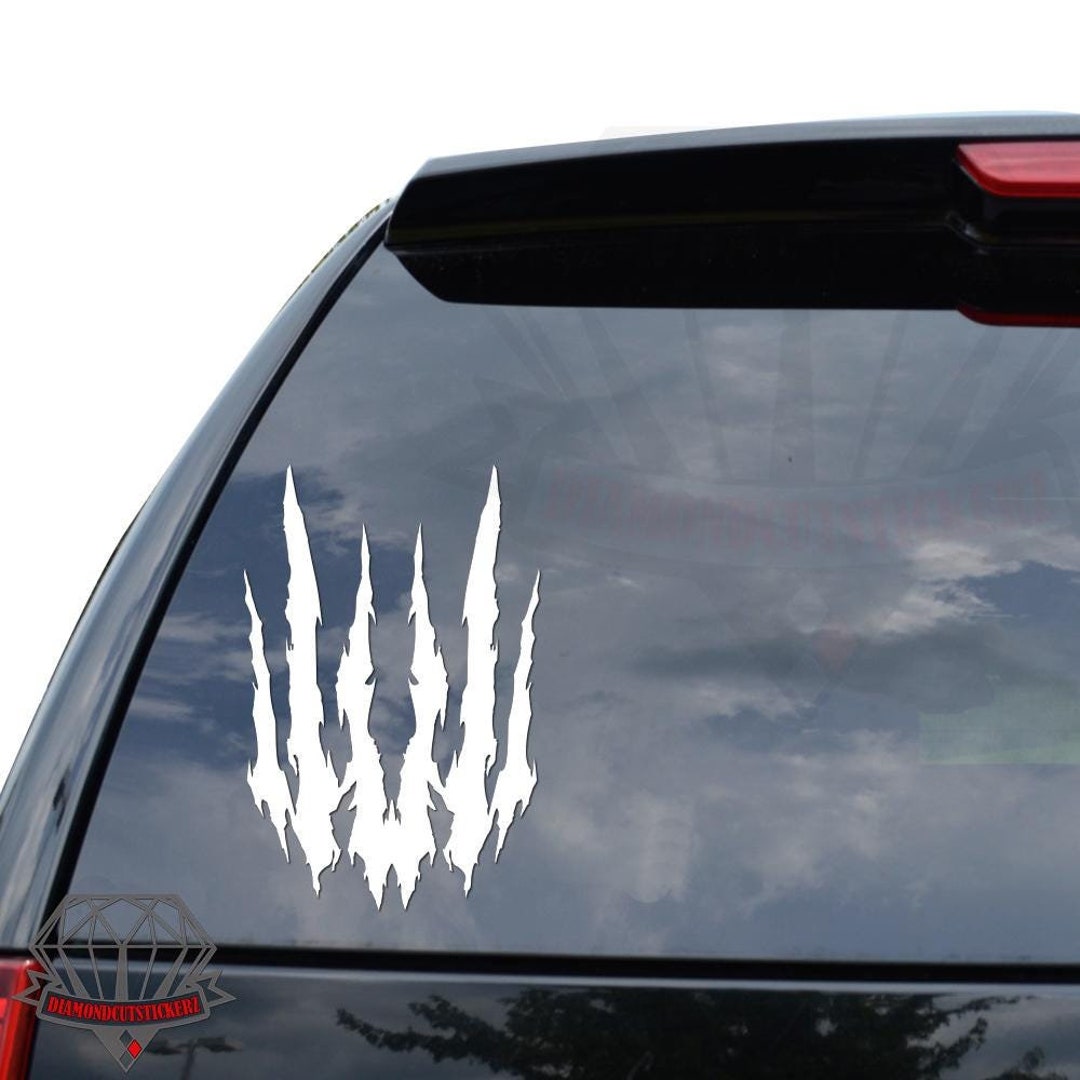 Animal Claw Rip Tear Sticker Decal for Car Truck Motorcycle Window ...