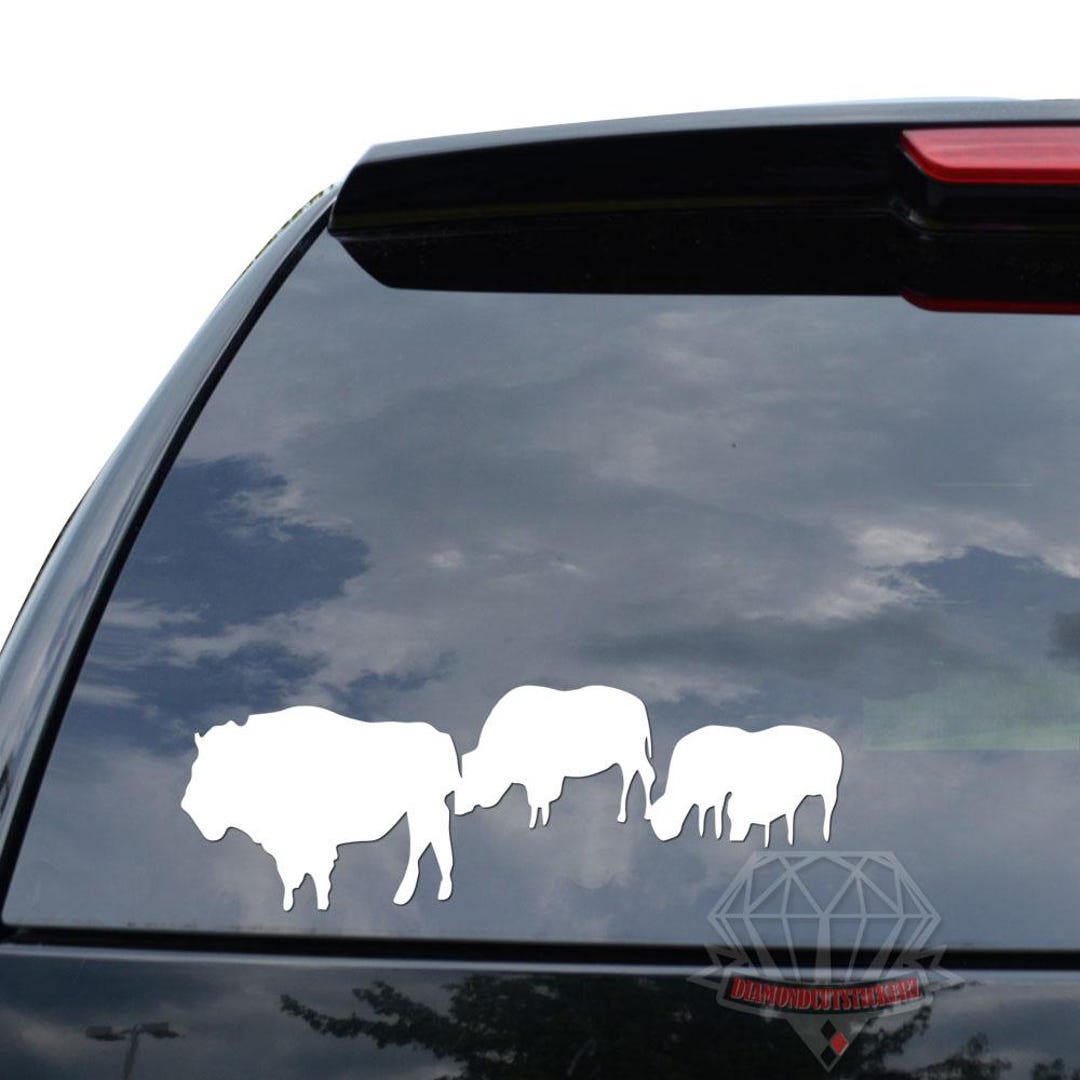 American Bison Buffalo Animal Wildlife Sticker Decal for Car Truck ...