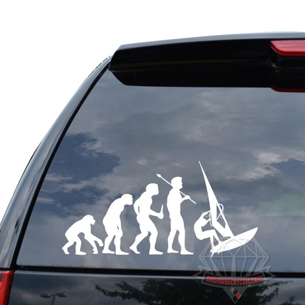Windsurfing Decal - Etsy