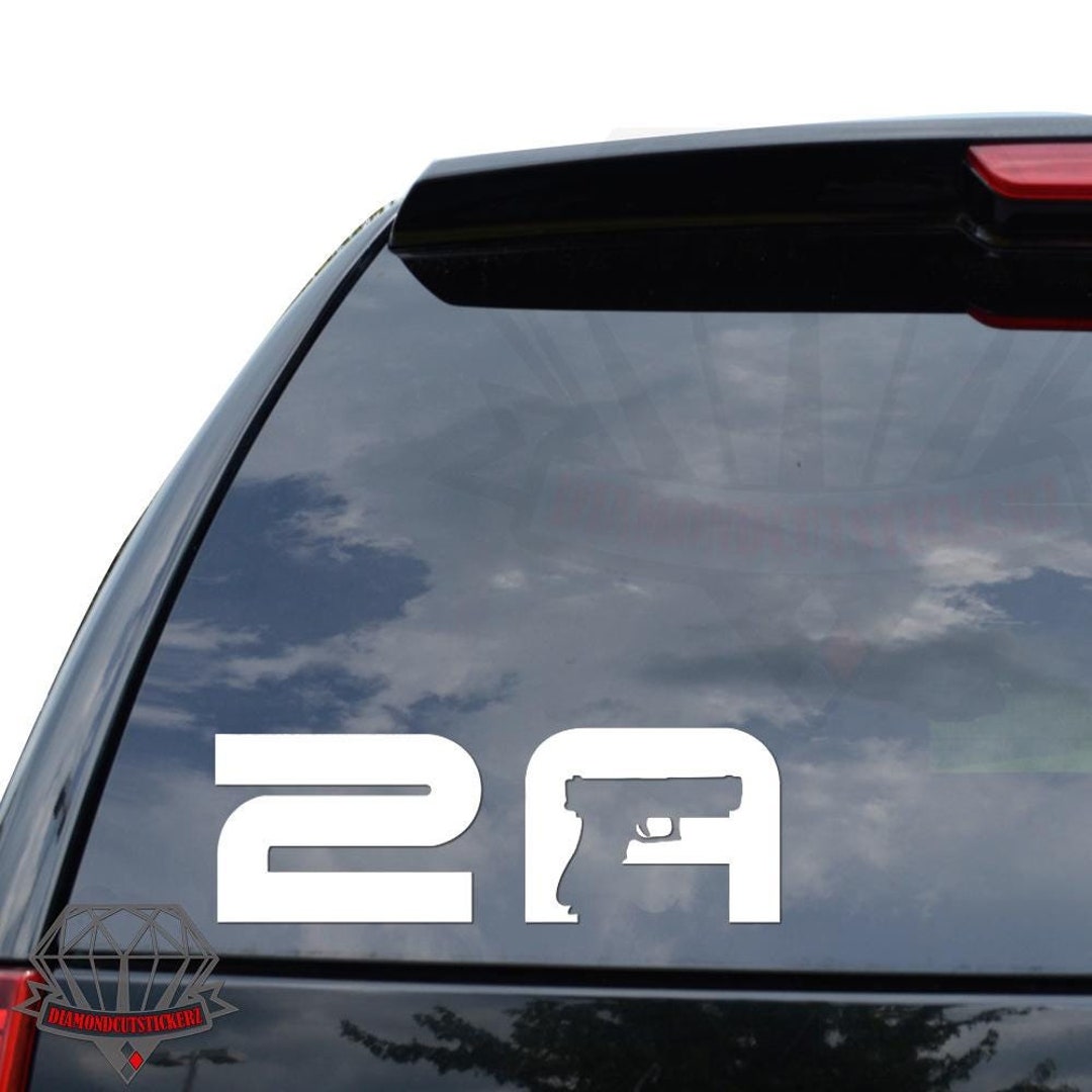 2nd Amendment Gun Rights Rifle Ammo Bullet Constitution Sticker Decal ...