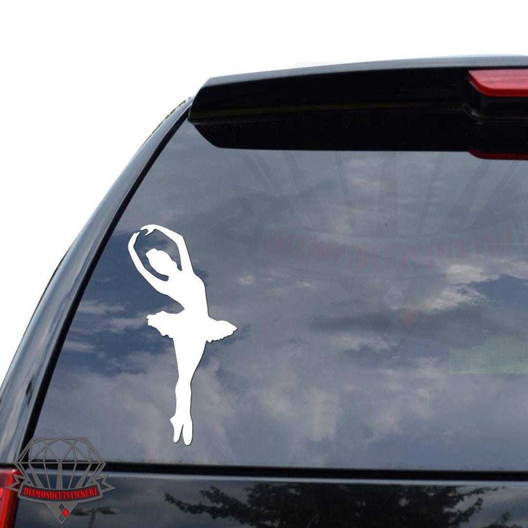 Ballerina Dancer Dancing Ballet Music Theater Sticker Decal for Car ...