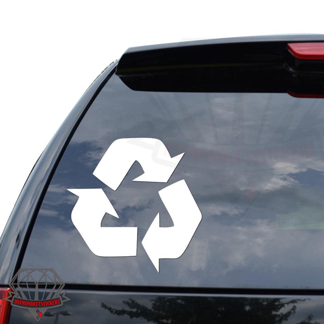 Recycle Recycling Logo Trash Sticker Decal for Car Truck Motorcycle ...