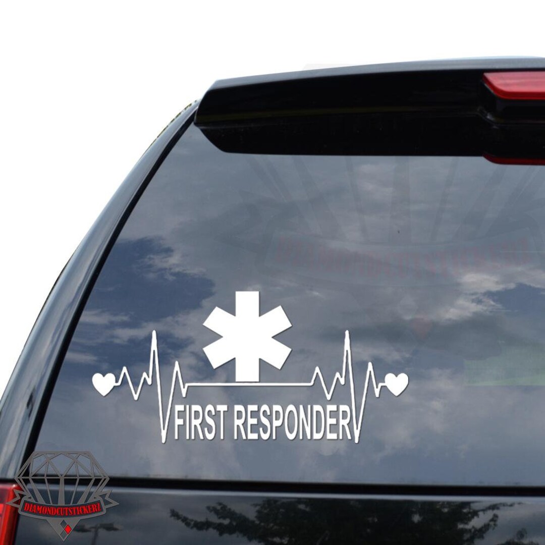 Love Being First Responder Paramedic Med Tech Lifeline Heartbeat ...