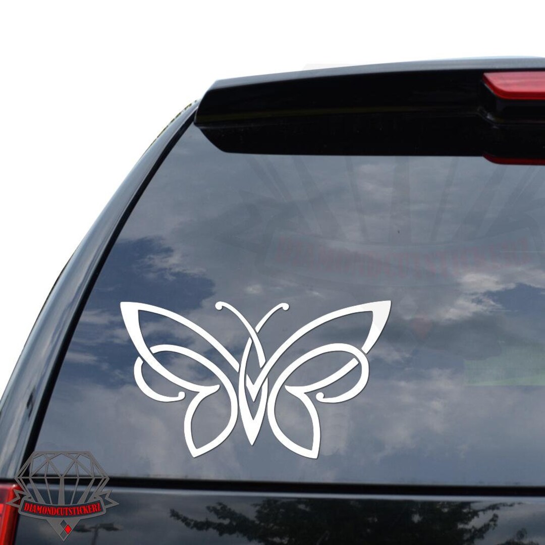 Butterfly Drawing Insect Bug Sticker Decal for Car Truck Motorcycle ...