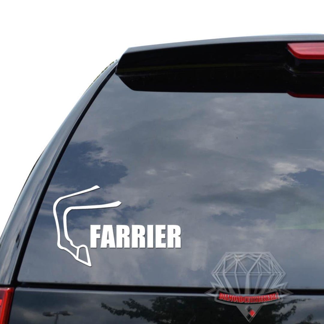 Horse Horseshoe Farrier Blacksmith Sticker Decal for Car Truck ...