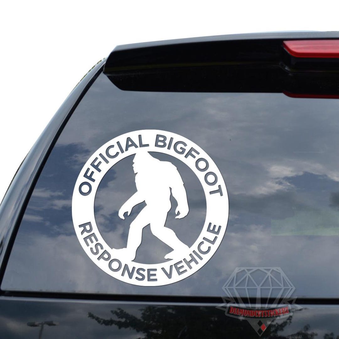 Official Bigfoot Response Vehicle Monster Sasquatch Sticker Decal for ...