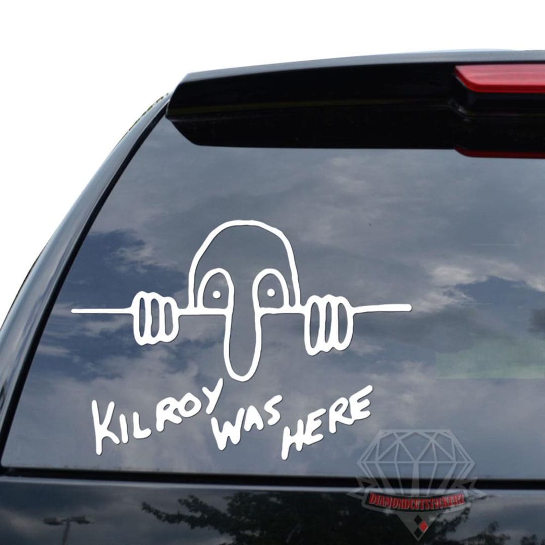 Kilroy Was Here US American Troops World War II Sticker Decal for Car ...