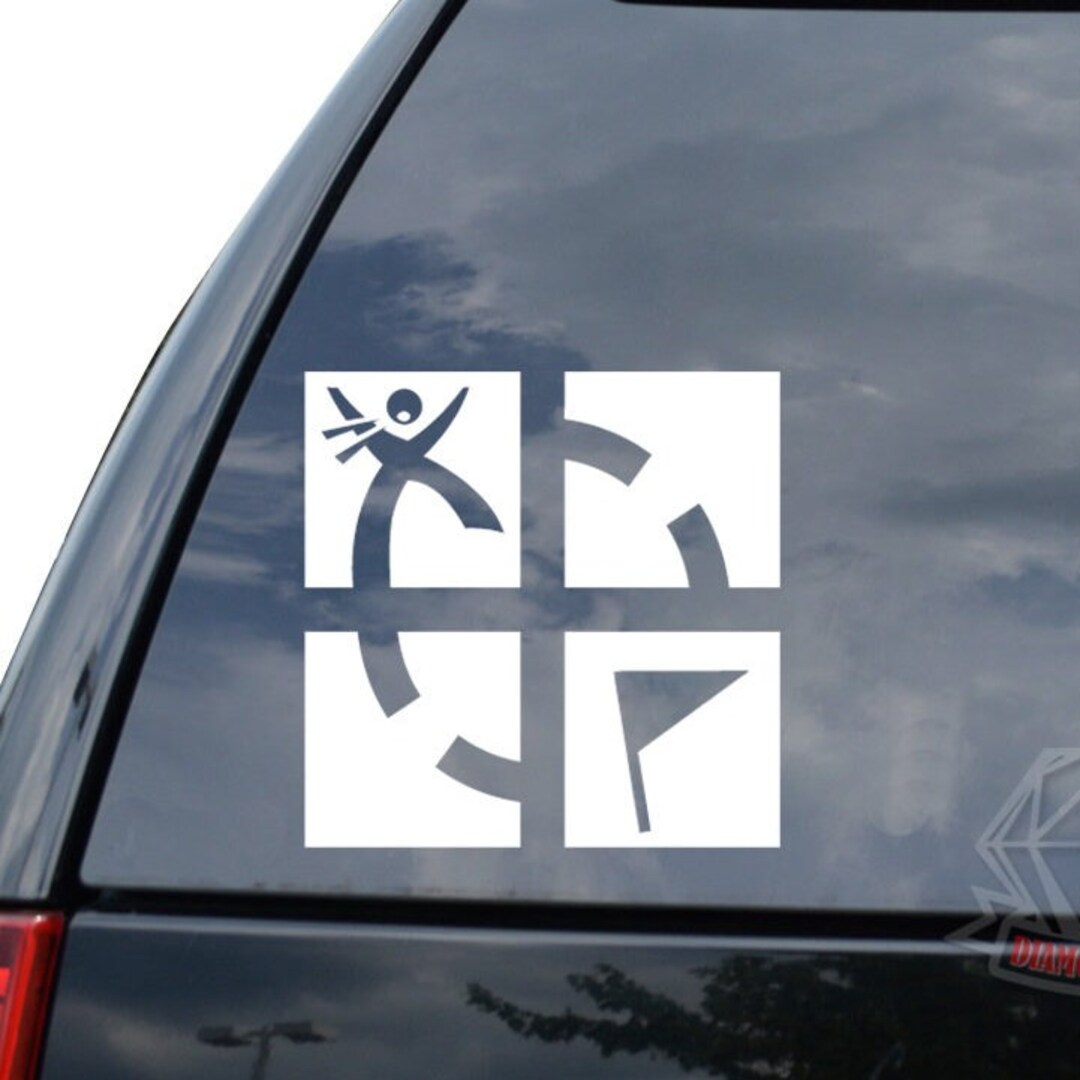 Geocaching Map Location Treasure Hunt Sticker Decal for Car Truck ...