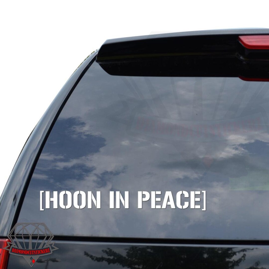 Hoon in Peace JDM Racing Motorsports Sticker Decal for Car Truck ...