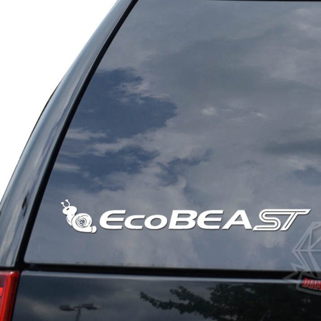 Ecobeast Engine Mechanic Turbo Boost Sticker Decal for Car Truck ...