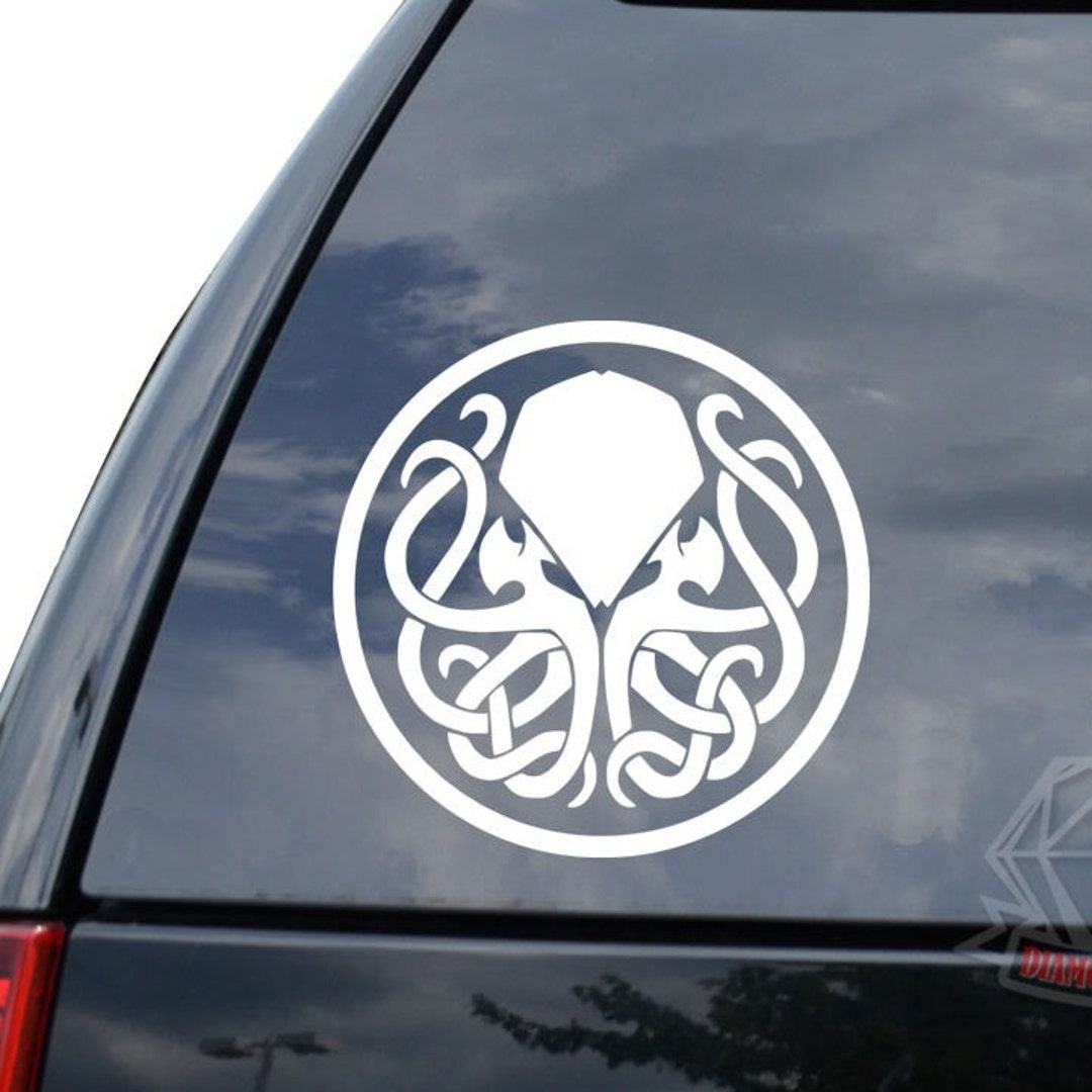 Cthulhu Badge Myth God Hydra Octopus Sticker Decal for Car Truck ...
