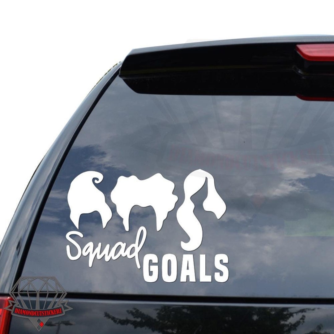 Squad Goals Girls Sticker Decal for Car Truck Motorcycle Window Bumper ...