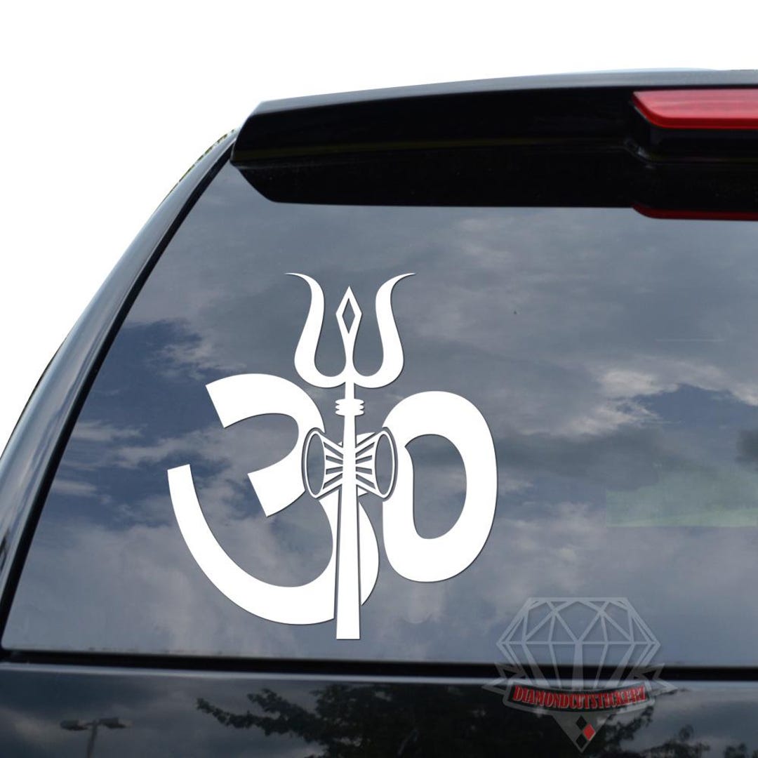 Lord Shiva Om Aum Hinduism Deity Sticker Decal for Car Truck Motorcycle ...