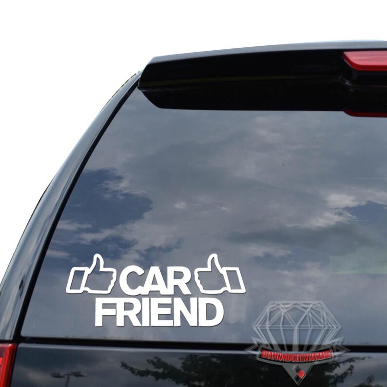 Car Friend Thumb up Finger JDM Japanese Motorsports Racing Sticker ...