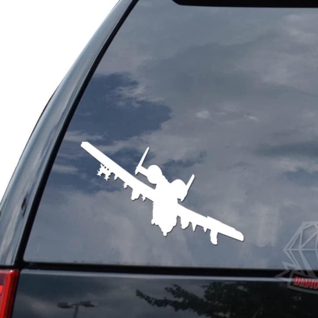 A-10 Thunderbolt Warthog USAF CAS Jet Plane Pilot Military Sticker ...