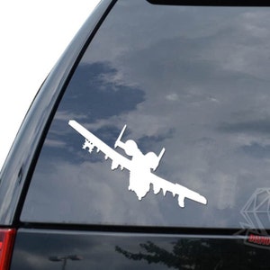 A-10 Thunderbolt Warthog USAF CAS Jet Plane Pilot Military Sticker ...