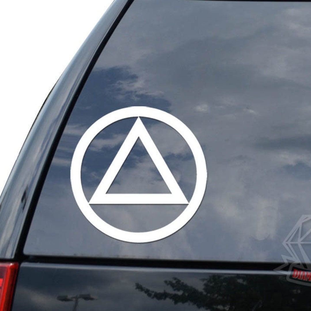 AA Alcohol Anonymous Alcoholic Sticker Decal for Car Truck Motorcycle ...