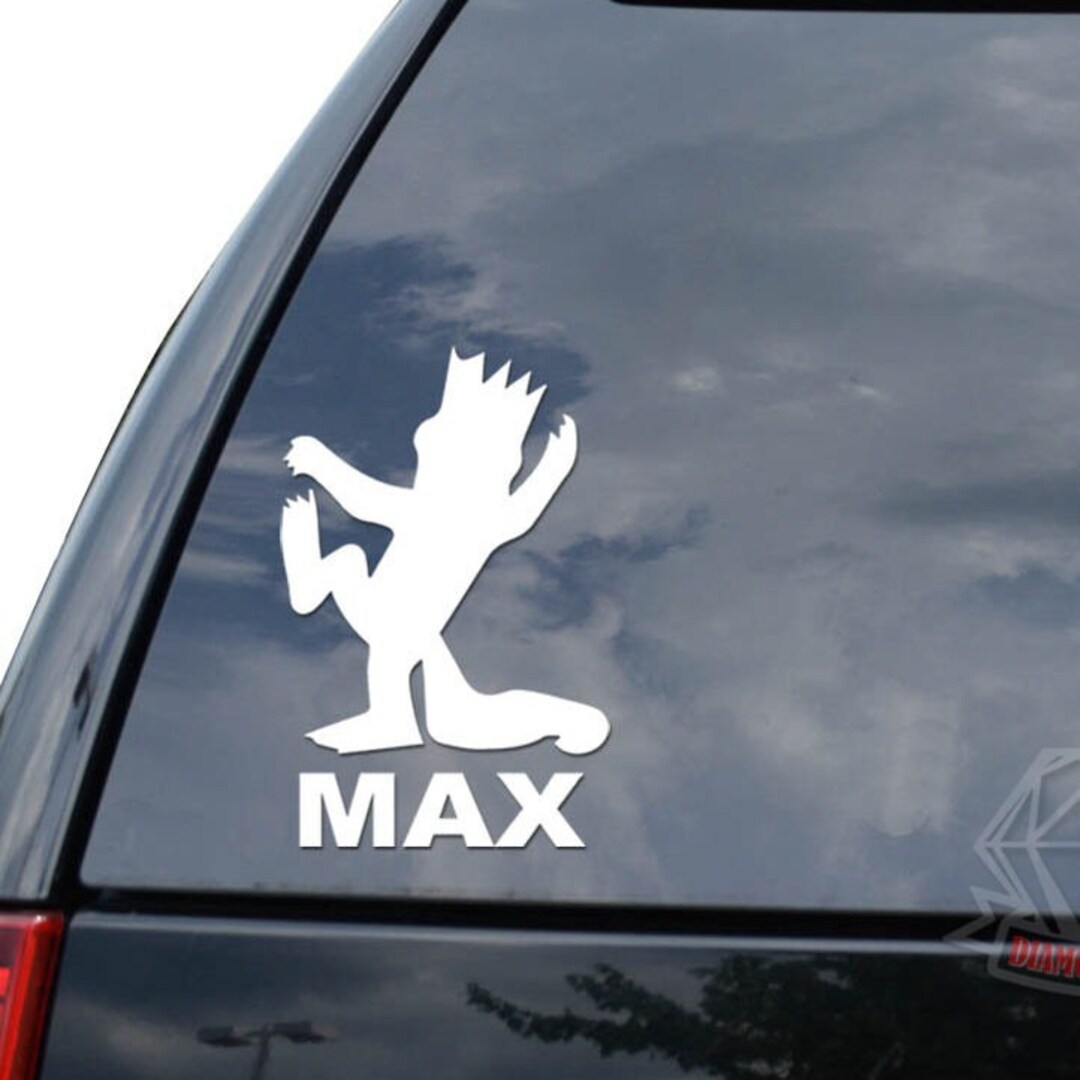 MAX Wild Things Are Sticker Decal for Car Truck Motorcycle Window ...