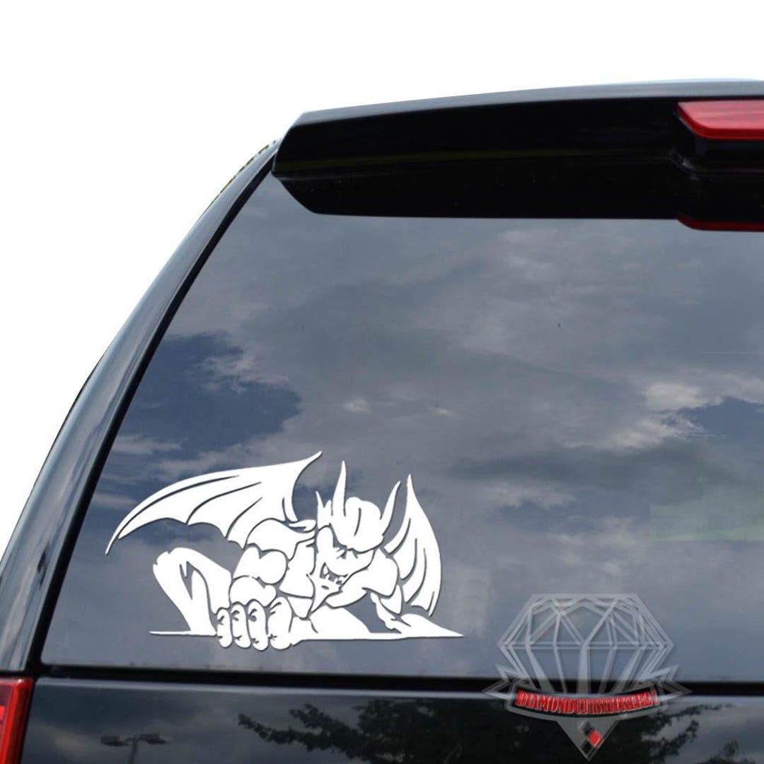 Gargoyle Monster Sticker Decal for Car Truck Motorcycle Window Bumper ...