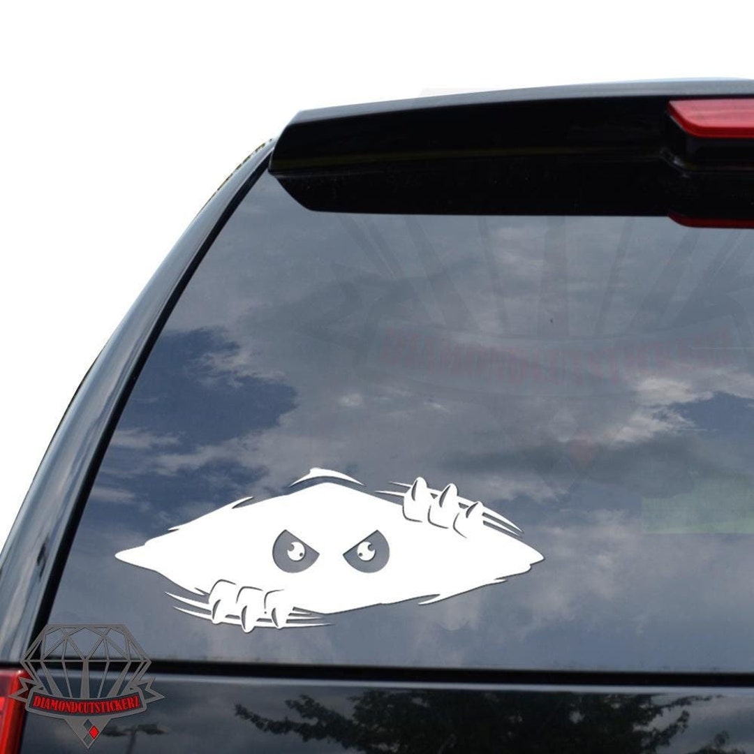 Creepy Monster Peeking Peeping Sticker Decal for Car Truck Motorcycle ...