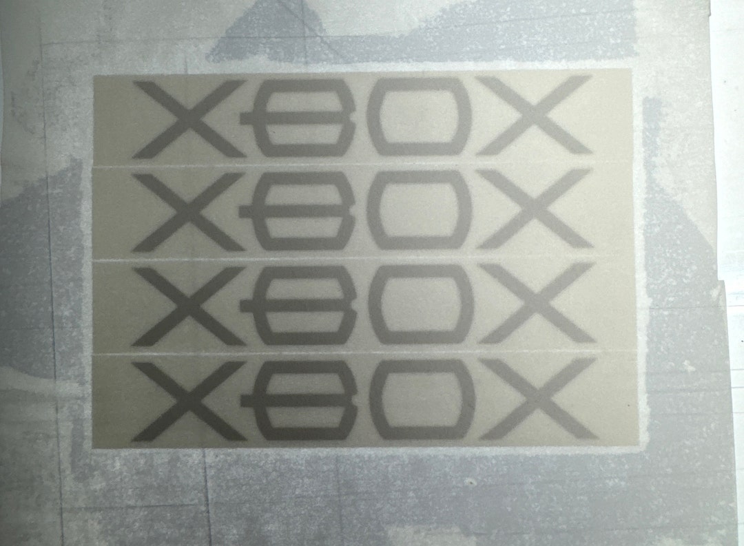 XBOX Decal Sticker original Xbox Font - Etsy