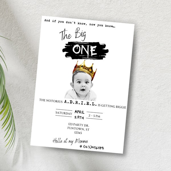 Notorious One Birthday - Etsy