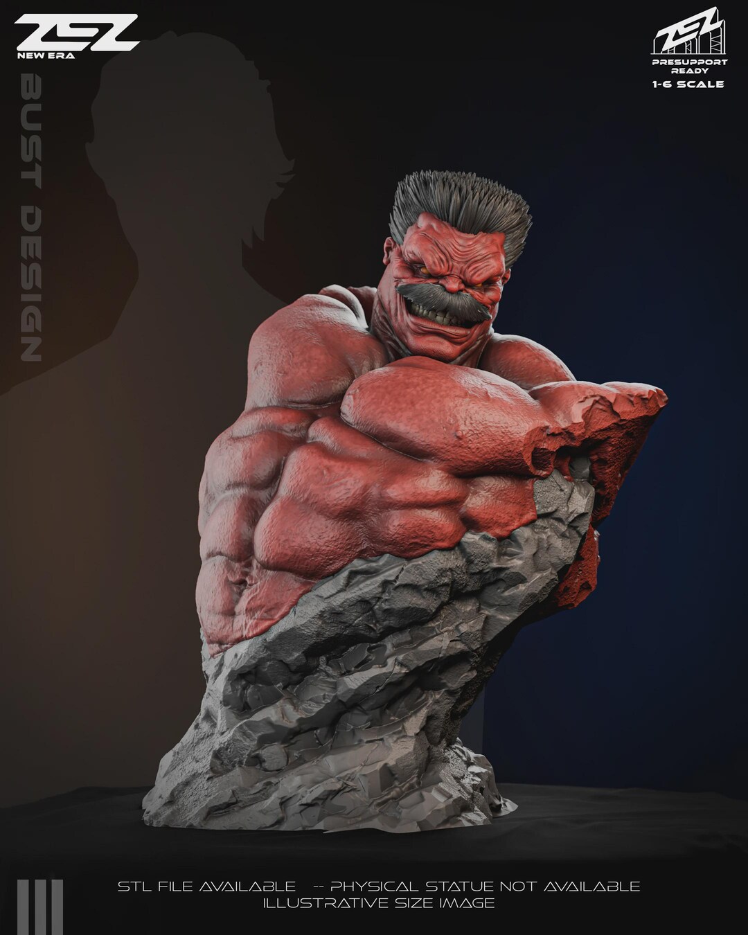 The Incredible Hulk Bust for Marvel Superhero Comics Fans and Painters ...
