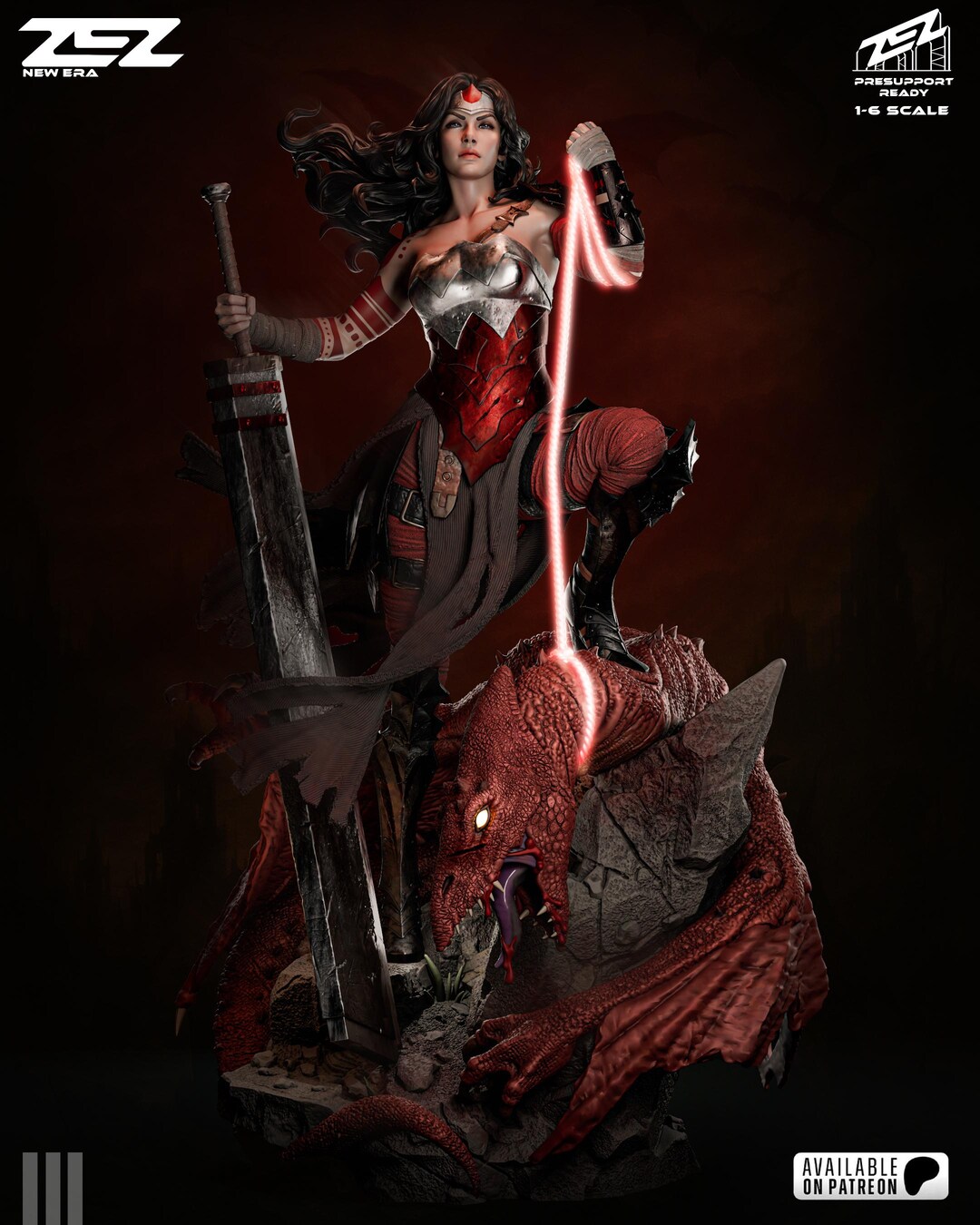 Absolute Trinity | Wonder Woman Batman Superman Figurines for DC Comics ...