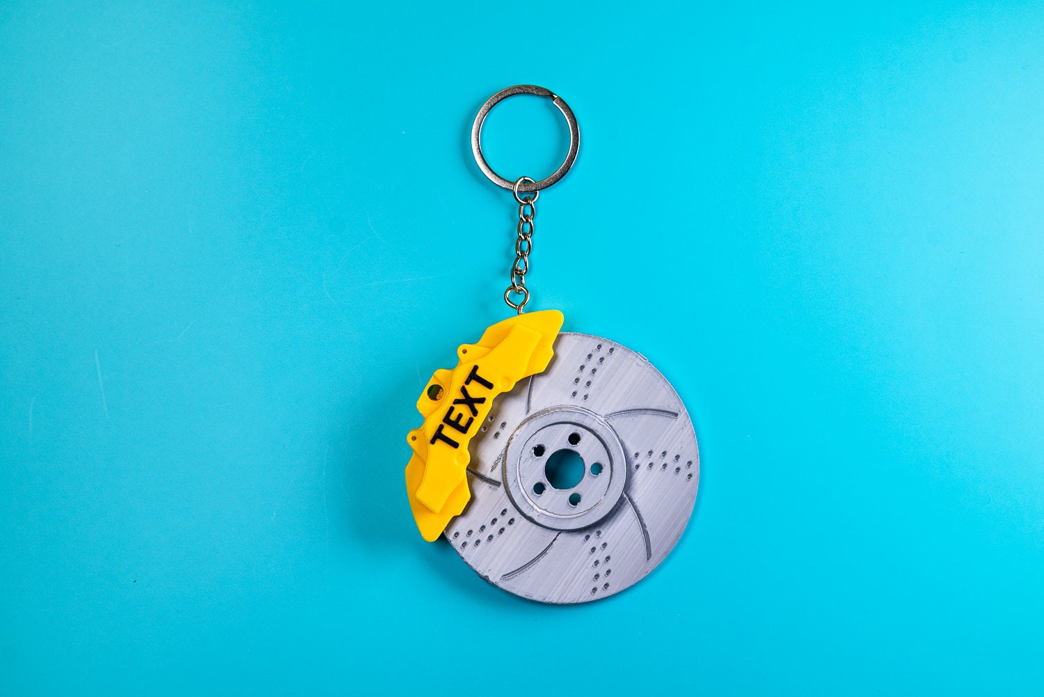 Custom 3D Printed Brake Caliper and Rotor Keychain – Unique Automotive ...