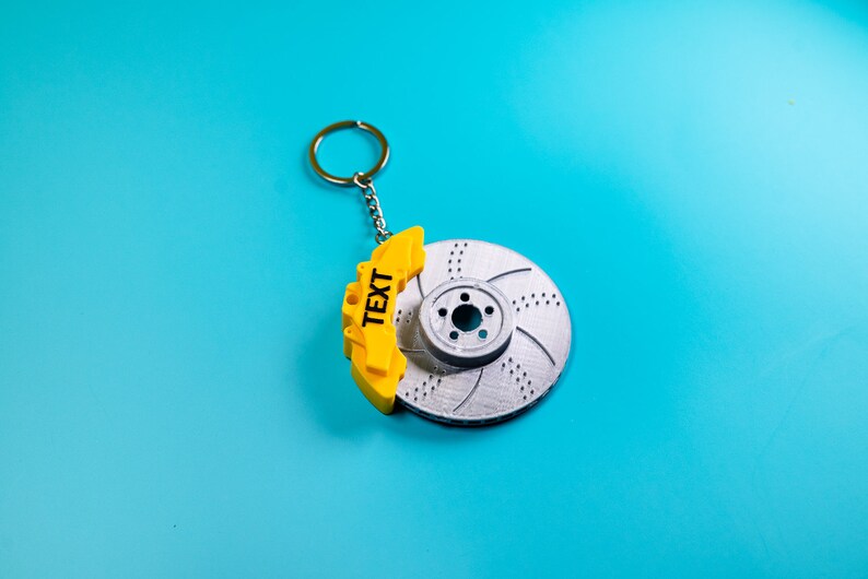 Custom 3D Printed Brake Caliper and Rotor Keychain – Unique Automotive ...