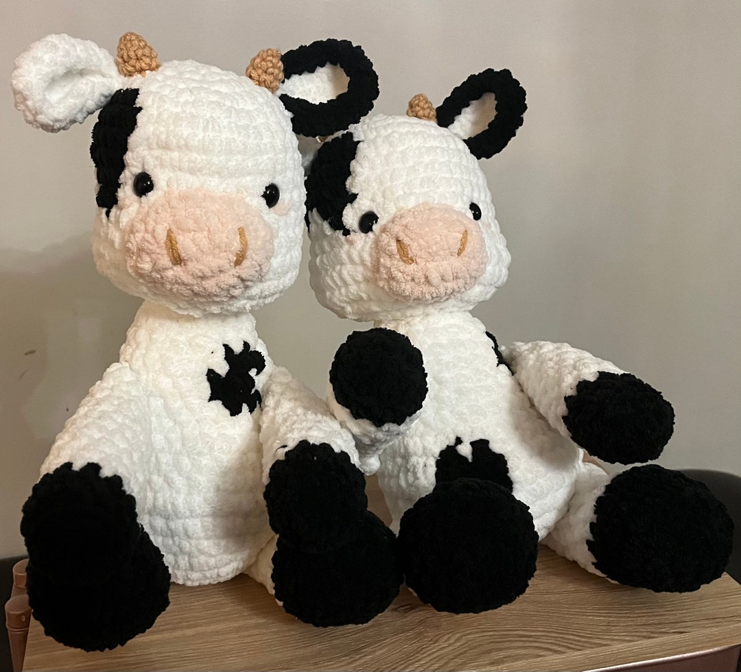 Crochet Cow Plush - Etsy