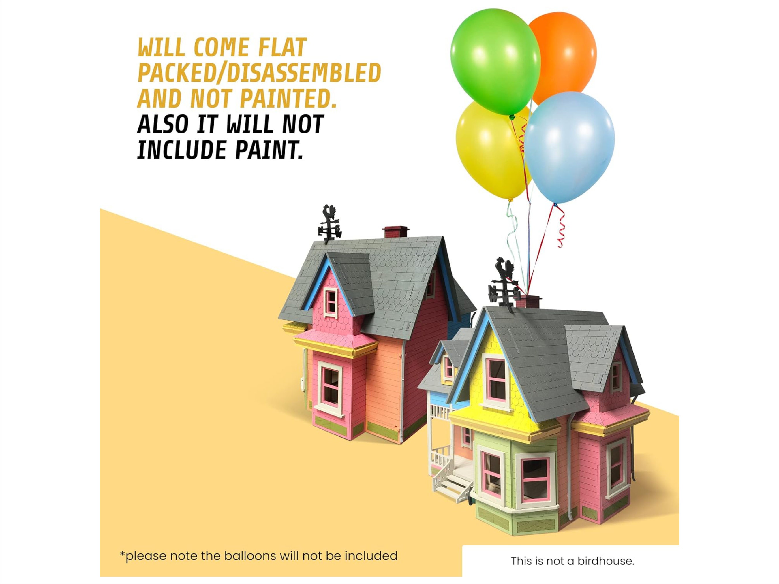 3D Wooden Puzzle UP House Kit - Easy-to-assemble - Wedding Prop - Model ...