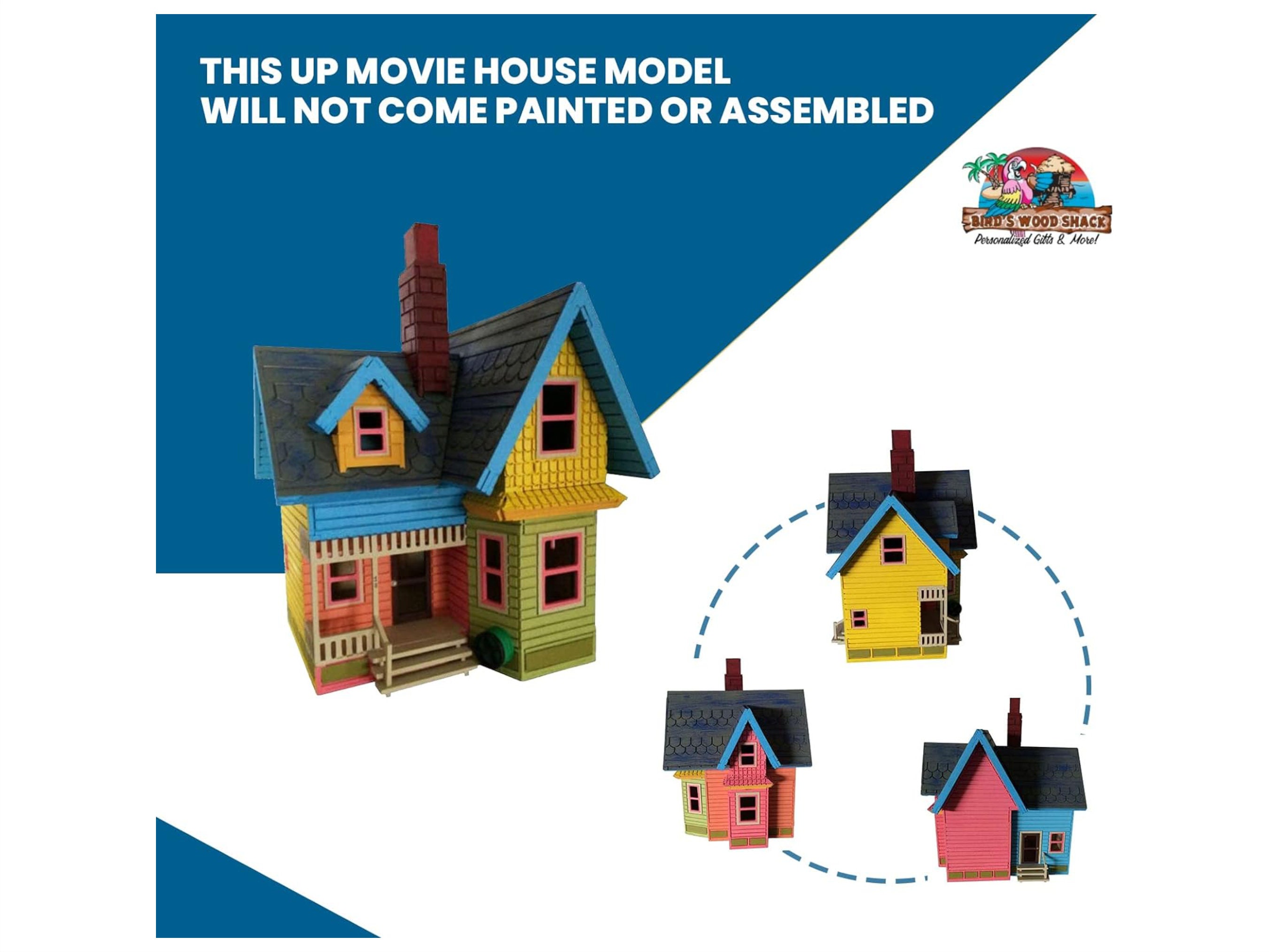 3D Wooden UP Puzzle DIY Miniature House Kit DIY Tiny House Kit From up ...