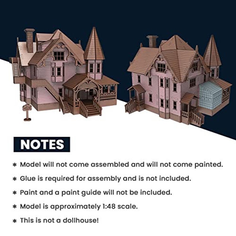 Pink Palace Coraline House Model Kit Easy to Assemble Made With Baltic ...