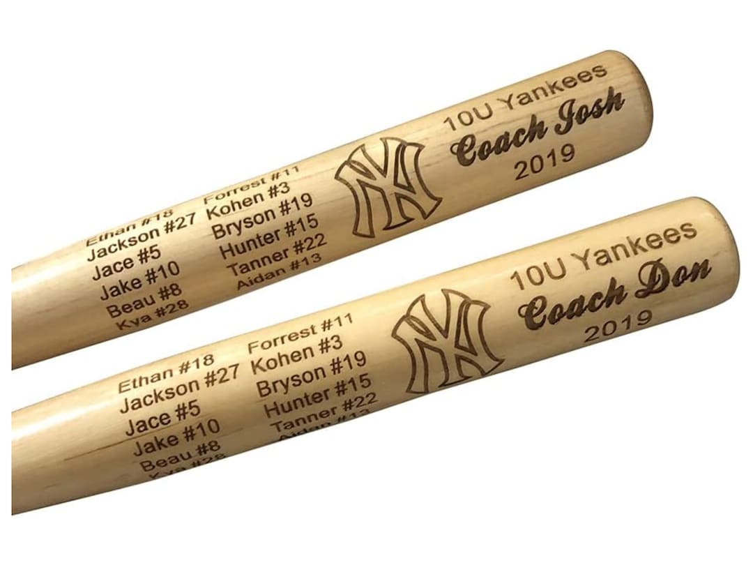Mini Baseball Bat Keepsake - Fathers Day Gift, Engraved Mini Bat ...