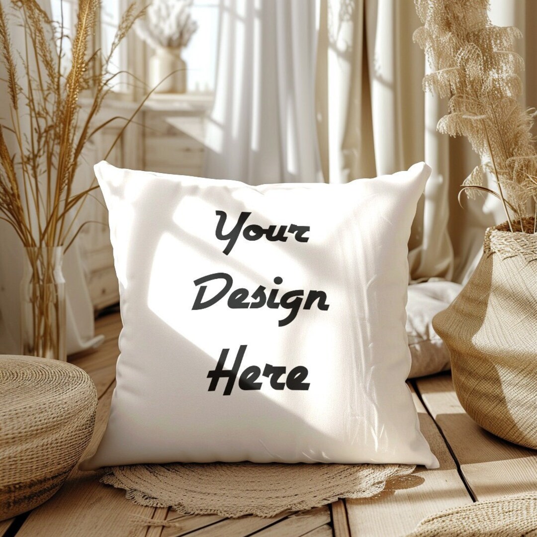 Throw Pillow Mockup Smart Object PSD Mockup Video Tutorial Included ...
