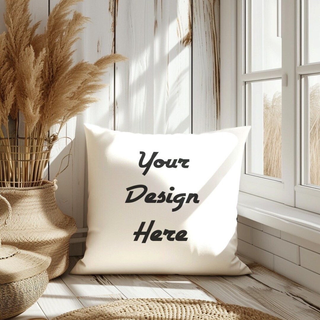 Throw Pillow Mockup Smart Object PSD Mockup Video Tutorial Included ...