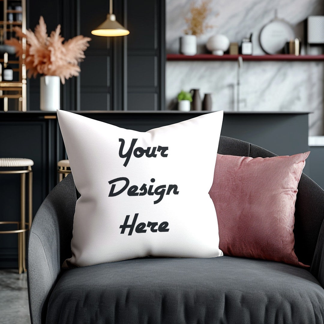 Throw Pillow Mockup Smart Object PSD Mockup Video Tutorial Included ...
