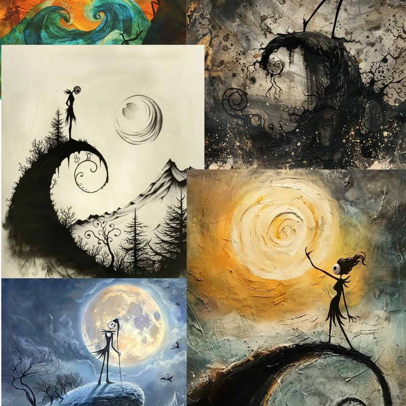 Tim Burton Art - Etsy