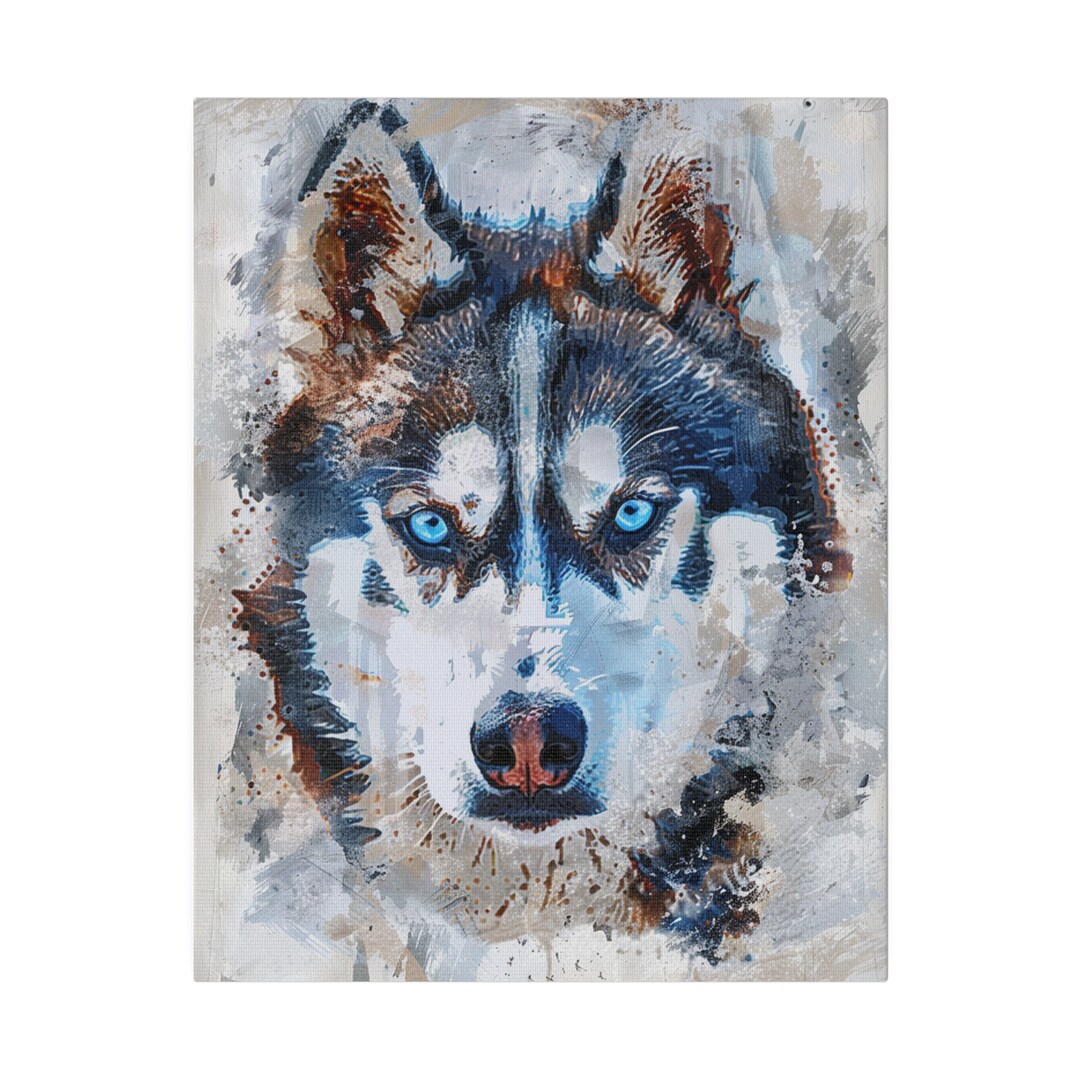 Custom Abstract Pet Portrait Canvas Print - Etsy