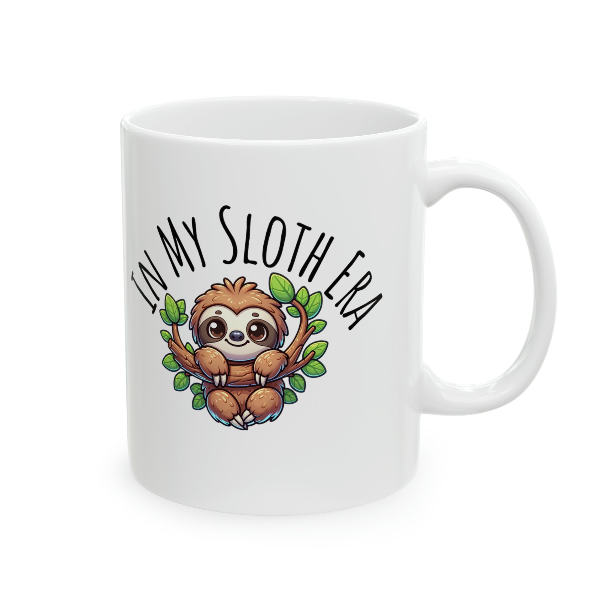 Sloth Era Mug Cute Cartoon Sloth Coffee Cup Sloth Lover Gift Gift for ...
