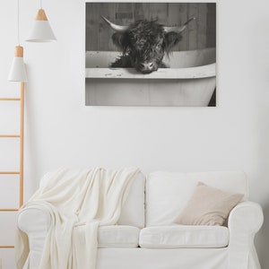 Highland Cow Print, 5 Piece Art Set, Vintage Wall Art, Rustic Farmhouse Decor, Housewarming Gift ...