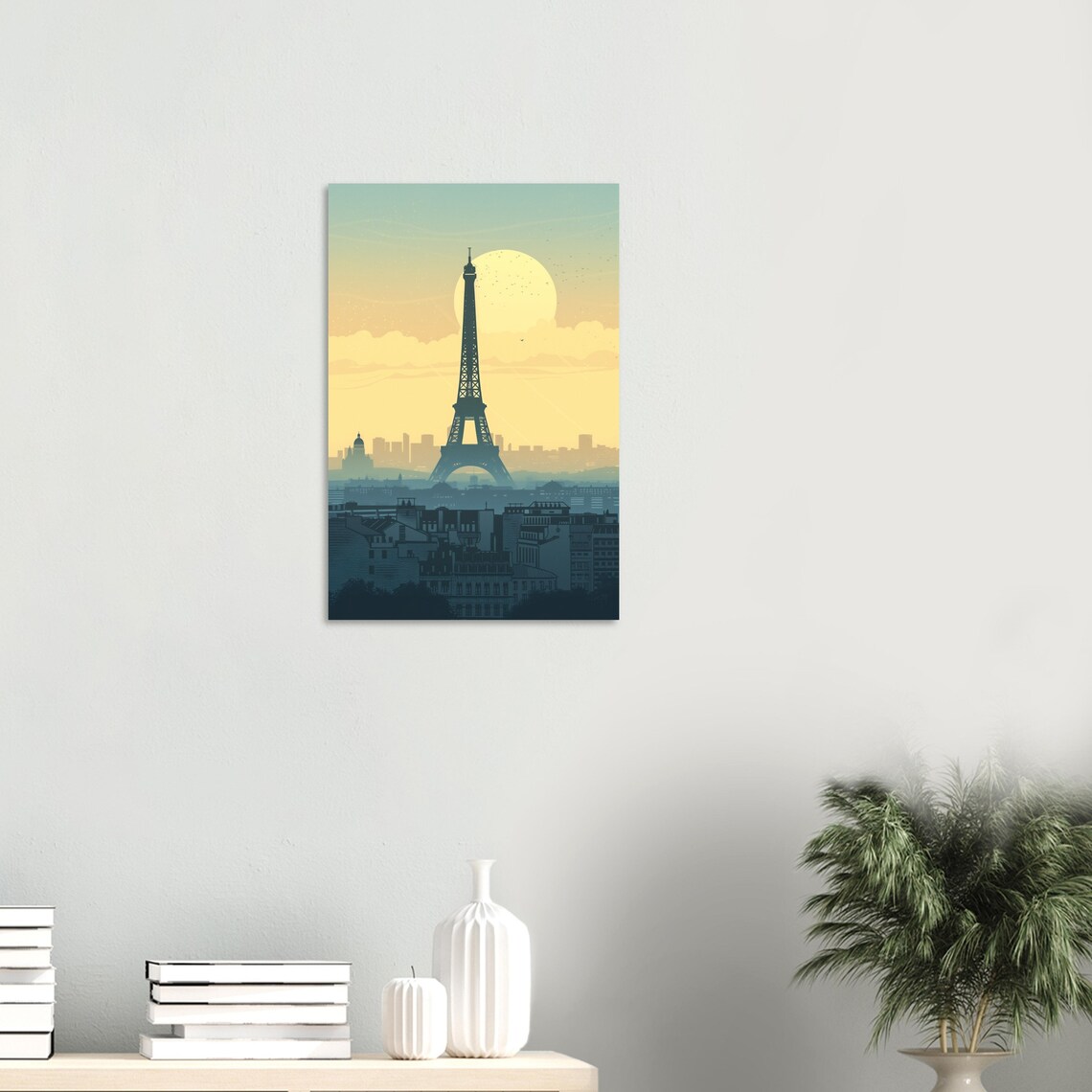 Paris Poster || Sunrise in Paris || Eiffel Tower || Premium Poster ...
